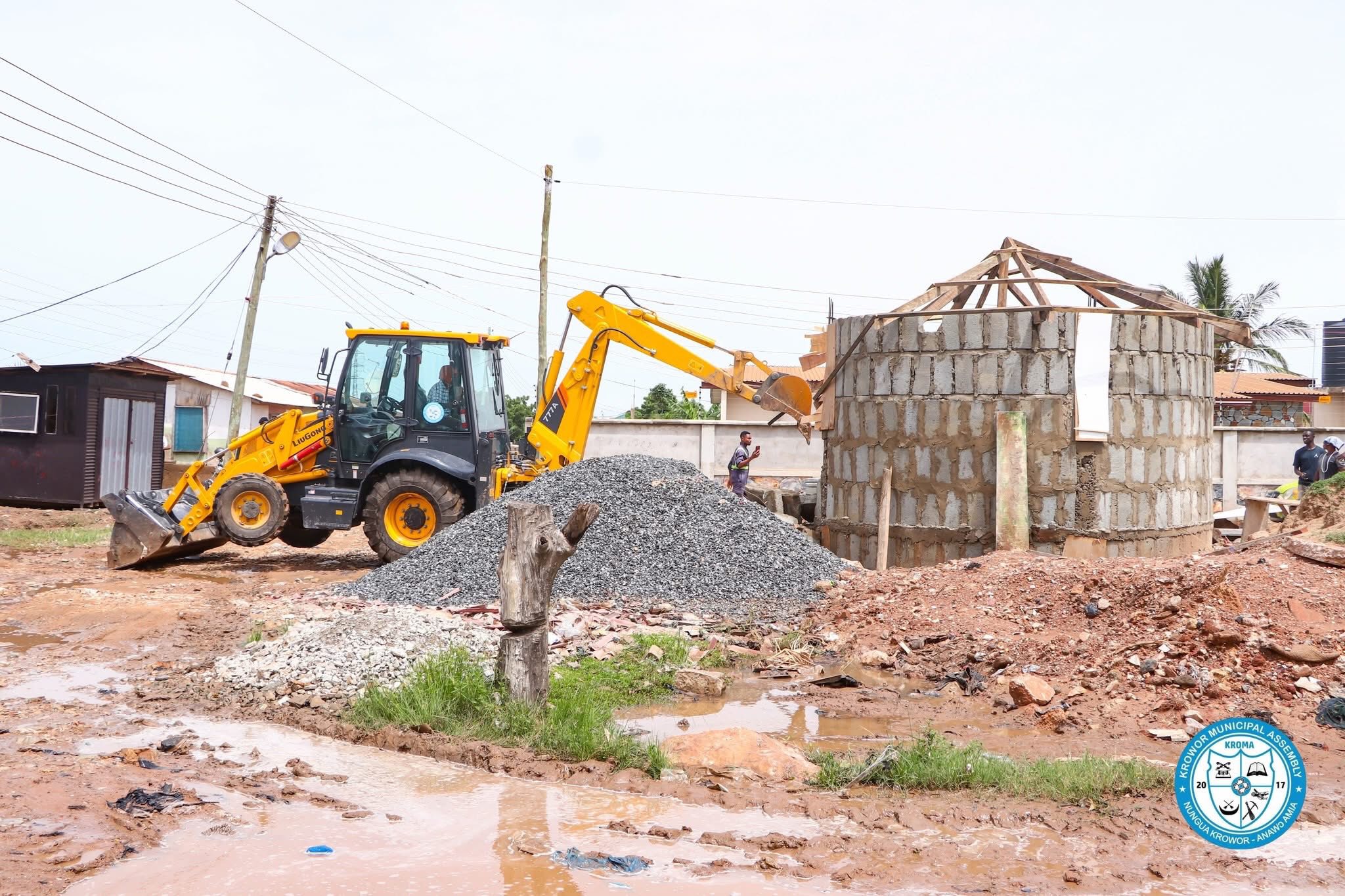 DEMOLISHING UPDATE – KROWOR MUNICIPALITY – Krowor Municipal Assembly